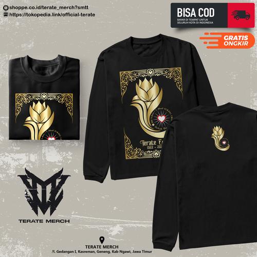Jual KAOS TERATE EMAS LENGAN PANJANG • PSHT SATU ABAD - Hitam, XL - Kab ...