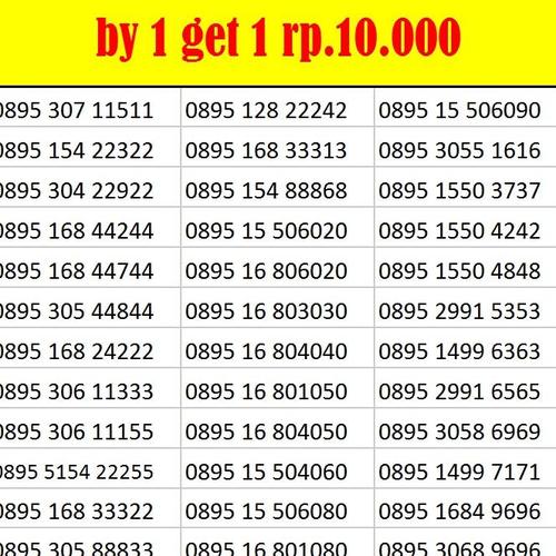 Jual [[ KARTU PERDANA TREE CANTIK # KARTU PERDANA TREE / TRI / 3 ...