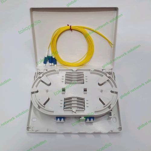 Jual roset fo 4 core lc fullset / otb 4 core lc lengkap pigtail ...