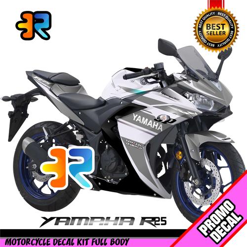 Jual Stiker Decal Striping Motor Yamaha R25 Desain Motif Original Full ...