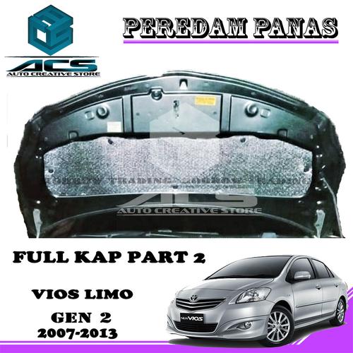 Jual Peredam panas kap mesin mobil VIOS LIMO GEN 2 07 - 13 full kap ...