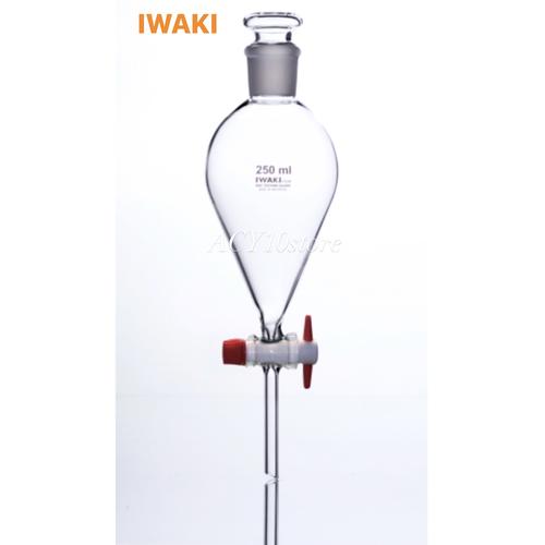 Jual IWAKI Separating Funnel with Teflon Stopcock 50ml, 100ml, 250ml ...