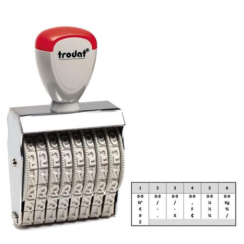 Jual Stempel Angka Trodat 1538 8 Digit Ukuran 3mm - Jakarta Pusat ...