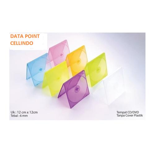 Jual Case Casing CD single / Kotak VCD PP Slim Plastik Warna Warni / CD ...