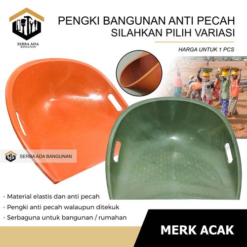 Jual PENGKI HIJAU ORANGE WARNA/PENGKI PLASTIK SEROKAN PASIR/PENGKI ...