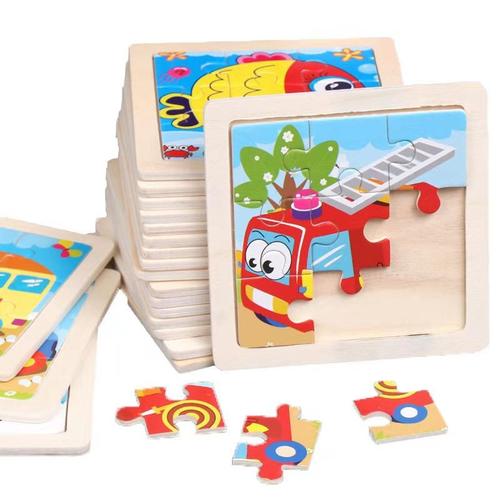 Jual PUZZLE JIGSAW KUBUS BAHAN KAYU/PUZZLE ANAK 9 KEPING - Triceratops ...