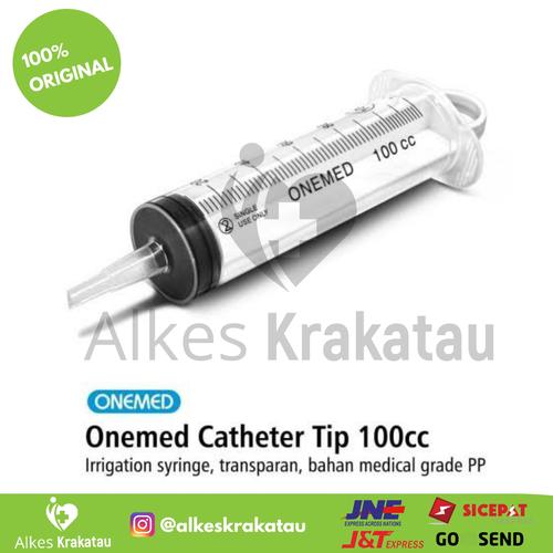 Jual Catheter Tip 100cc Onemed / Feeding Syringe 100 cc One med - Kota ...