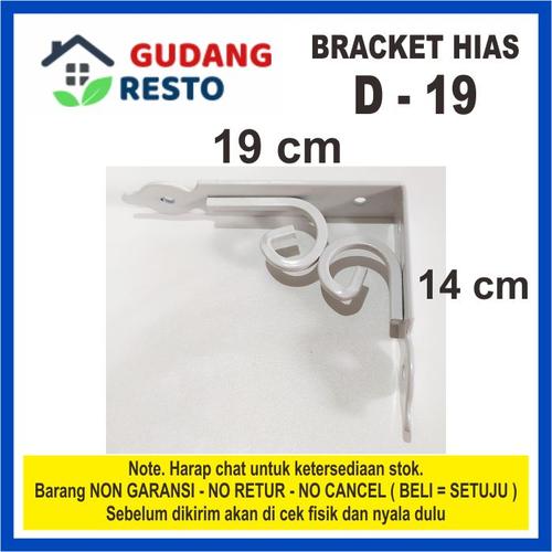 Jual TIPE D-19 RAK / SIKU BRACKET BESI HIAS MOTIF DINDING AMBALAN ...
