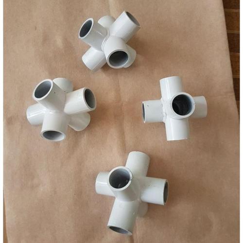 Jual Sambungan Konektor Fitting Tee Elbow Pipa Pvc 6 Way Arah Side ...