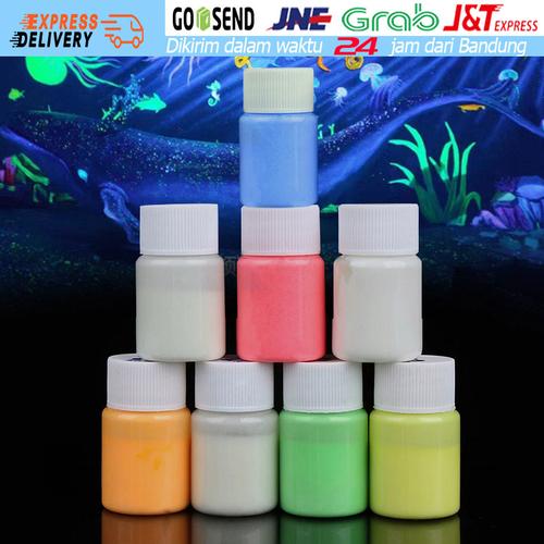 Jual 8 Warna Pigment Pewarna Resin Lari Malam Melukis Dibadan Pesta ...