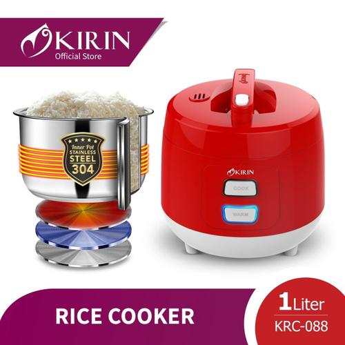 Promo Rice Cooker Kirin 1 Liter KRC-088 / Penanak Nasi / Stainless ...