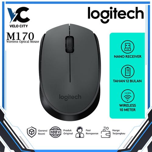 Promo Mouse Wireless Logitech M170 Original Garansi Resmi 1 Tahun ...