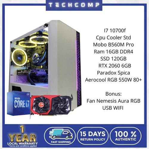 Jual PC gaming high i7 10700f Ram 16gb VGA RTX 2060 8gb SSD 120gb RGB siap - Jakarta Selatan ...