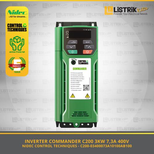 Promo INVERTER NIDEC C200 3KW 7,3A 400V - C200-03400073A10100AB100 ...
