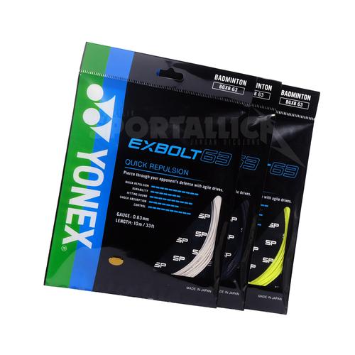 Jual Senar Badminton Yonex Exbolt 63 / BGXB63 - White - Jakarta Timur ...
