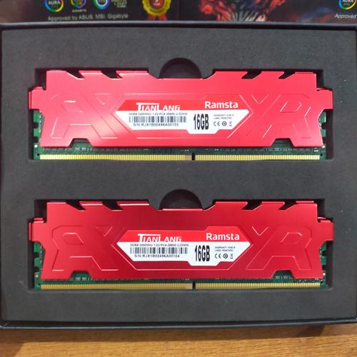 Jual MEMORY PC DDR4 32GB (16X2) KIT RAMSTA HS PC 3200 MHZ ( RAM GAMING ...