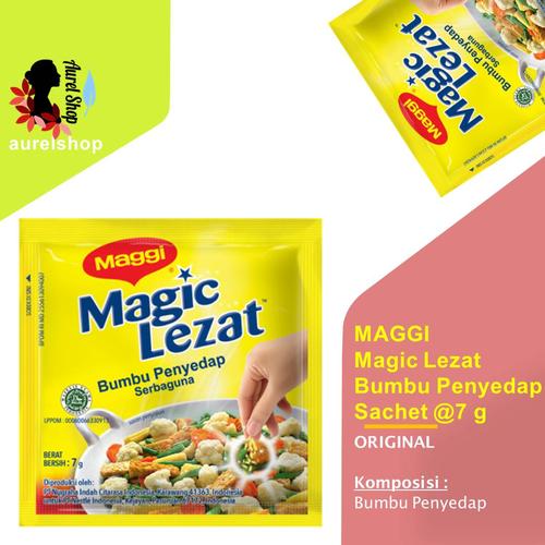 Jual MAGGI Magic Lezat Bumbu Penyedap Rasa kemasan Sachet @7 g x 10 pcs ...