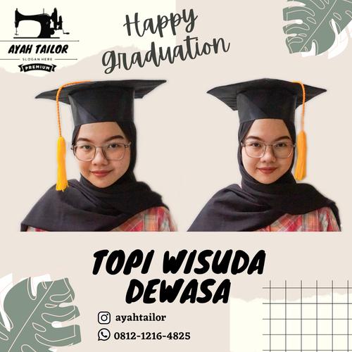 Jual Topi Toga Wisuda Berkualitas Topi Wisuda Dewasa Topi wisuda TK ...