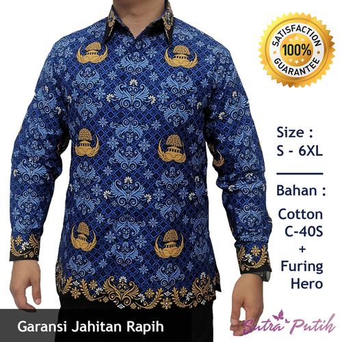 Jual Seragam Batik PNS Pria KORPRI - Badan Furing Hero - 6L, C50S ...