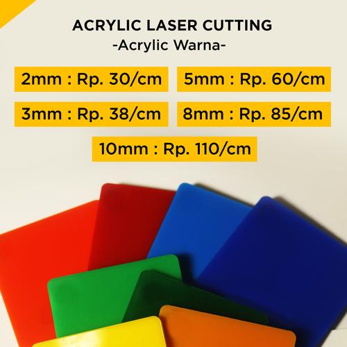 Jual akrilik bening / potongan akrilik / akrilik warna - Kota Tangerang ...