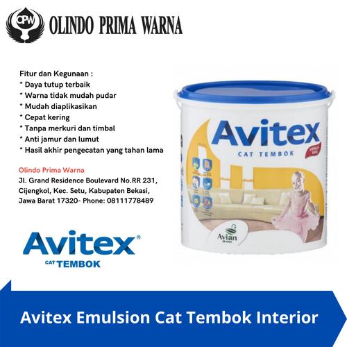 Jual Avitex Emulsion Cat Tembok Interior (5KG) - Kota Bekasi - Olindo ...