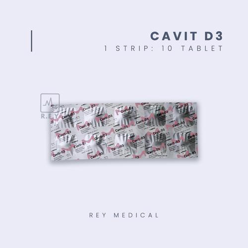 Jual Cavit D3 1 Strip isi 10 Tablet - Kab. Bekasi - Rey Medical | Tokopedia