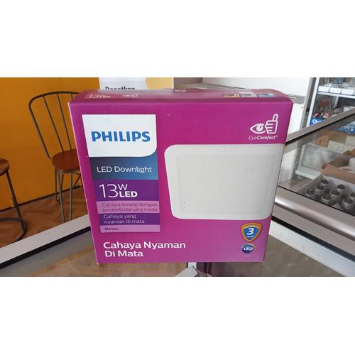 Jual Lampu LED Downlight Messon Kotak Phillips 13W warna kuning - Kota ...