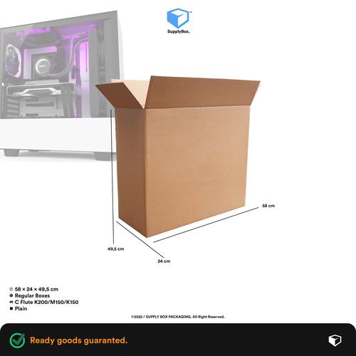 Jual KARDUS BOX PACKAGING 58x24x49.5 cm | Kardus | Cardboard - Kab ...