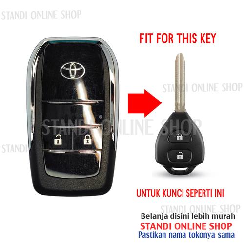 Jual Cassing Kunci Lipat FlipKey Toyota Yaris Vios Innova Fortuner 2 ...