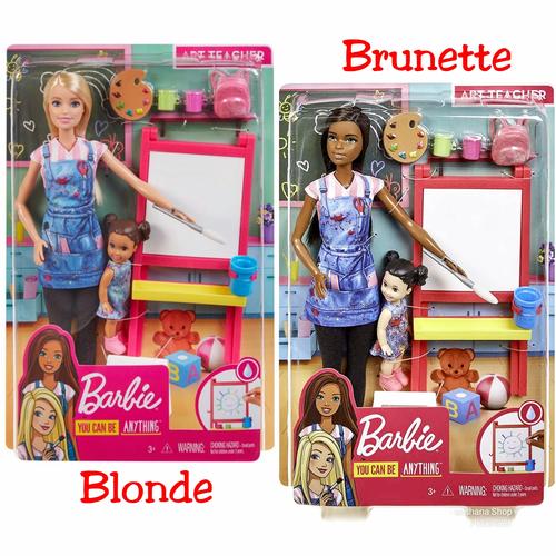 Promo Boneka Barbie Mattel Career Art Teacher Guru Seni plus Chelsea ...