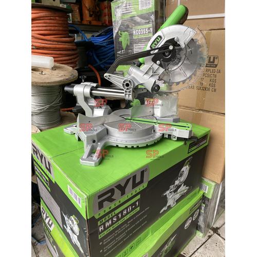 Jual MESIN MITER SAW SLIDING POTONG 7"KAYU ALUMINIUM RYU RMS180-1 RMS ...
