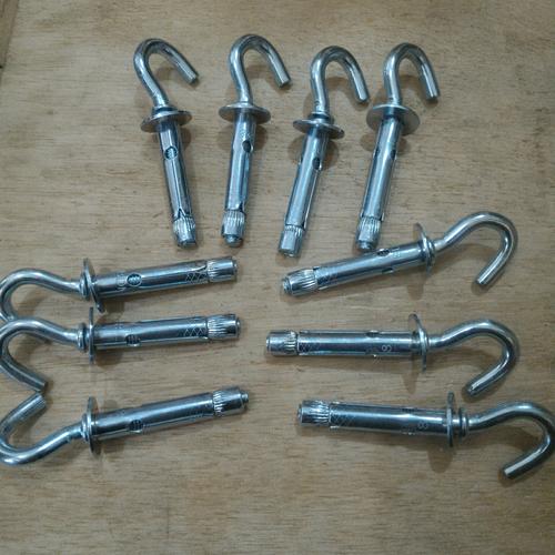 Jual Hook dynabolt 8 x 45 / dynabolt kait / Anchor Hook Bolt - Kota ...