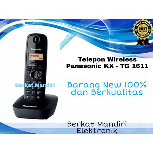 Jual PANASONIC KX-TG1611 Telepon Wireless Panasonic KX TG1611 - putih ...