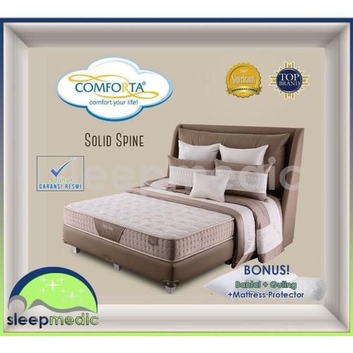 Jual COMFORTA Full Latex SOLID SPINE ( KASUR / SET ) 160 180 200 100 ...