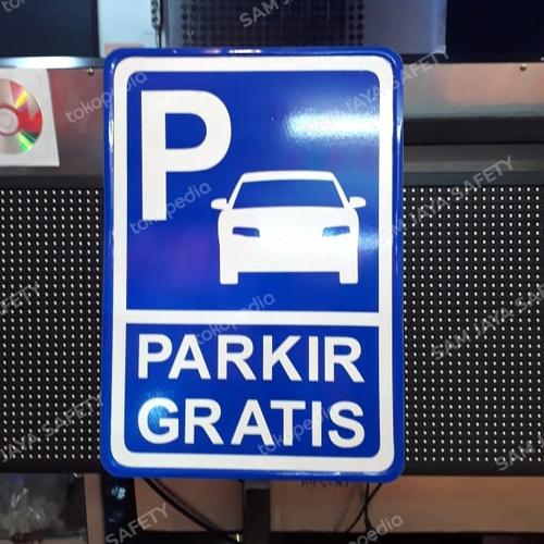 Jual Safety Sign Rambu Parkir Gratis. Design Bebas bisa Request ...