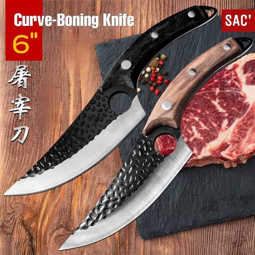 Promo DEBA 6" Meat Knife Cleaver Pisau Daging Golok Pisau Tulang Piso ...