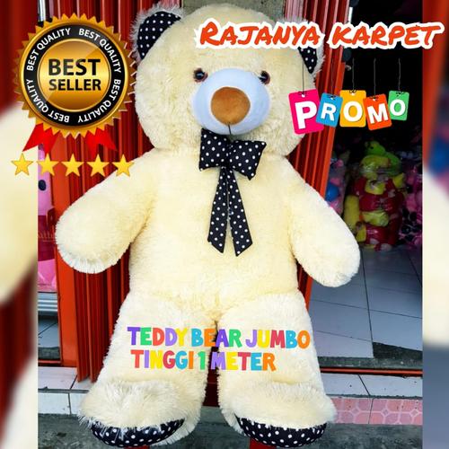 Jual BONEKA TEDDY BEAR JUMBO Tinggi 100cm / Boneka Beruang Besar Murah ...