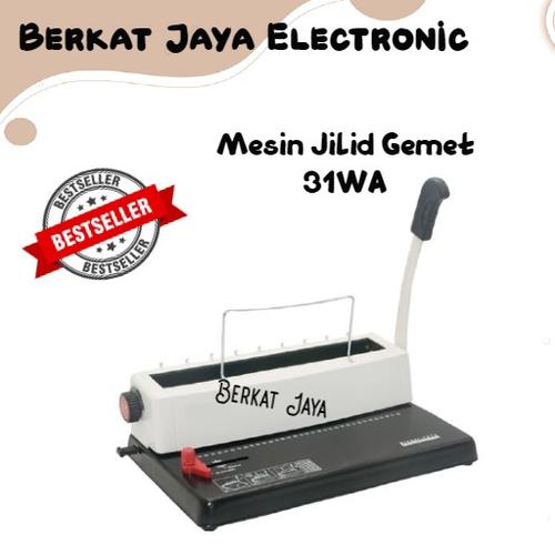 Jual Mesin Jilid Spiral Kawat GEMET 31 WA (Alat Binding Machine GEMET ...