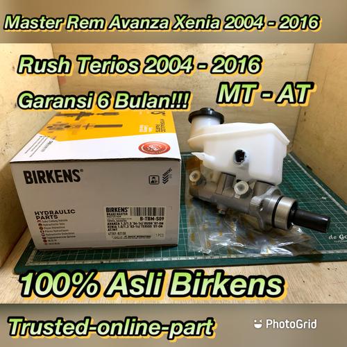 Jual Master Rem Rush Terios Avanza Xenia Gen 1 - 2016 100% Asli Birkens ...