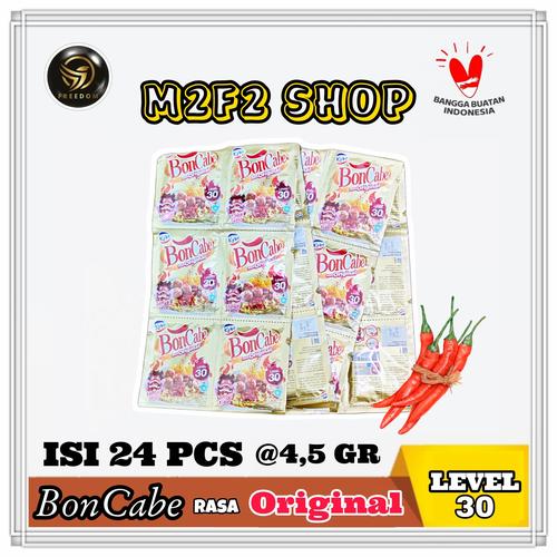 Jual BonCabe Level 30 Sambal Tabur Rasa Original Sachet - 4,5 gr (Harga ...