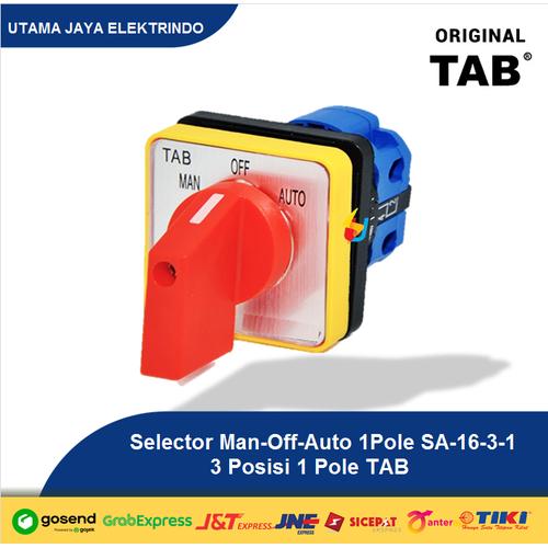 Jual Selector Switch Man-Off-Auto 1 Pole SA-16 TAB / 3 posisi 1 pole SA ...