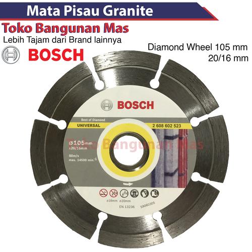 Promo BOSCH Diamond Wheel DRY 4" Bosch STONE mata Pisau potong keramik Bosch - 523-Universal ...