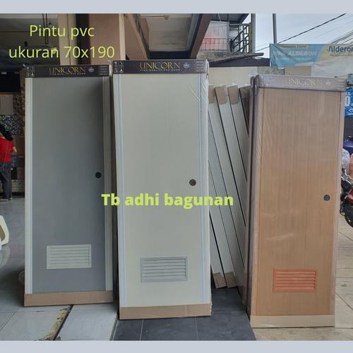 Jual pintu pvc kamar mandi uk 70 x 190 (terdapat berbagai pilihan warna ...