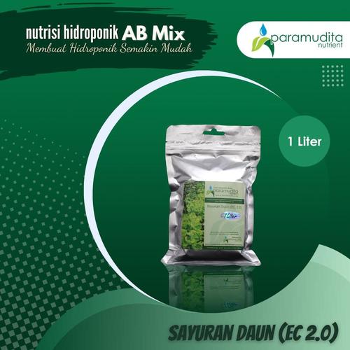 Jual AB Mix Sayur Daun 1 Liter | PARAMUDITA NUTRIENT Nutrisi Hidroponik ...