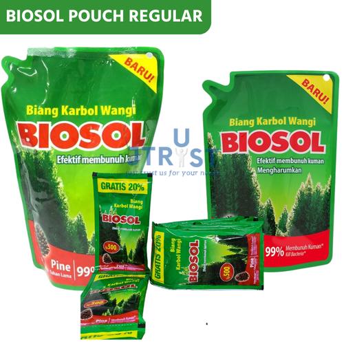 Jual BIOSOL POUCH REGULAR 700ml & 400 ml & 20+5ml (1renceng @24 sachet ...