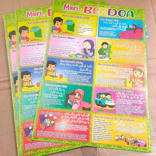 Jual poster doa doa/poster belajar berdoa - Kab. Bekasi - Sulthan Patih ...