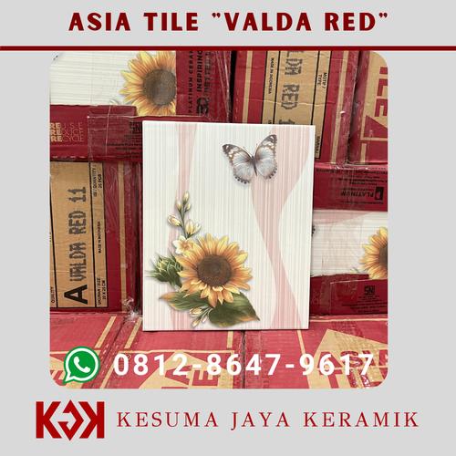 Jual Keramik Dinding Kamar Mandi 20x25 Asia Tile Valda - Merah ...