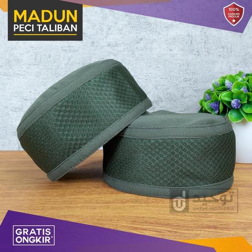 Jual Peci Madun Taliban / Kopiah Haji Taliban Madun - Hijau Army ...