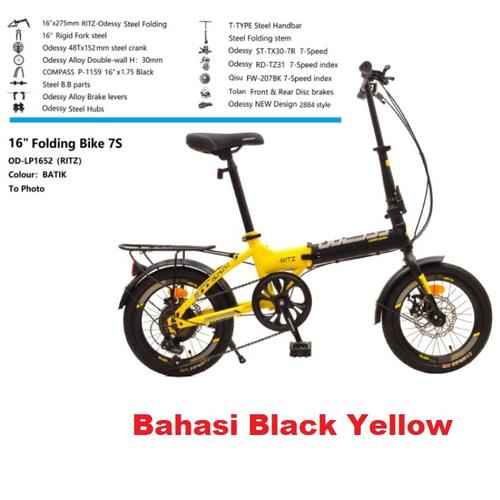 Jual Invoice Sepeda Lipat Murah Odessy Ritz 16 Inch 7 Sp Rim Alloy ...