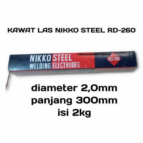 Jual kawat las rd 260 2mm electrodes/nikko steel welding electrodes rd ...